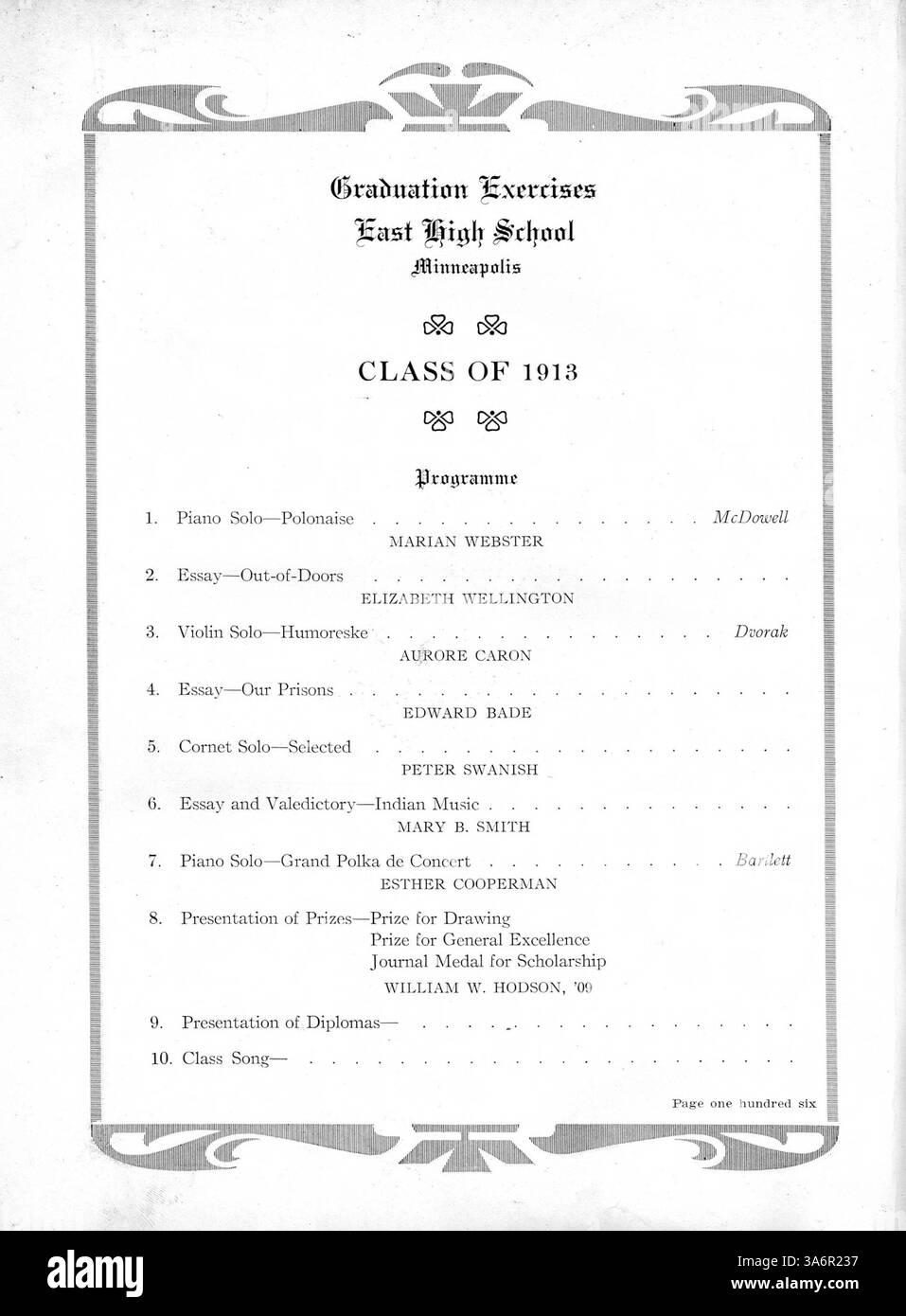 The 1913 'The Cardinal' yearbook records student life at East High ...
