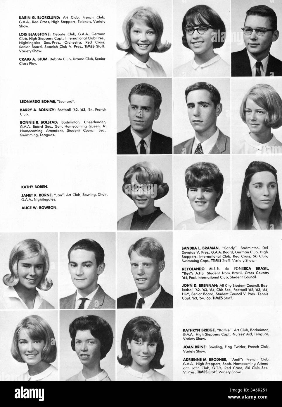 The 1965 'Hesperian' yearbook from West High School provides a snapshot ...