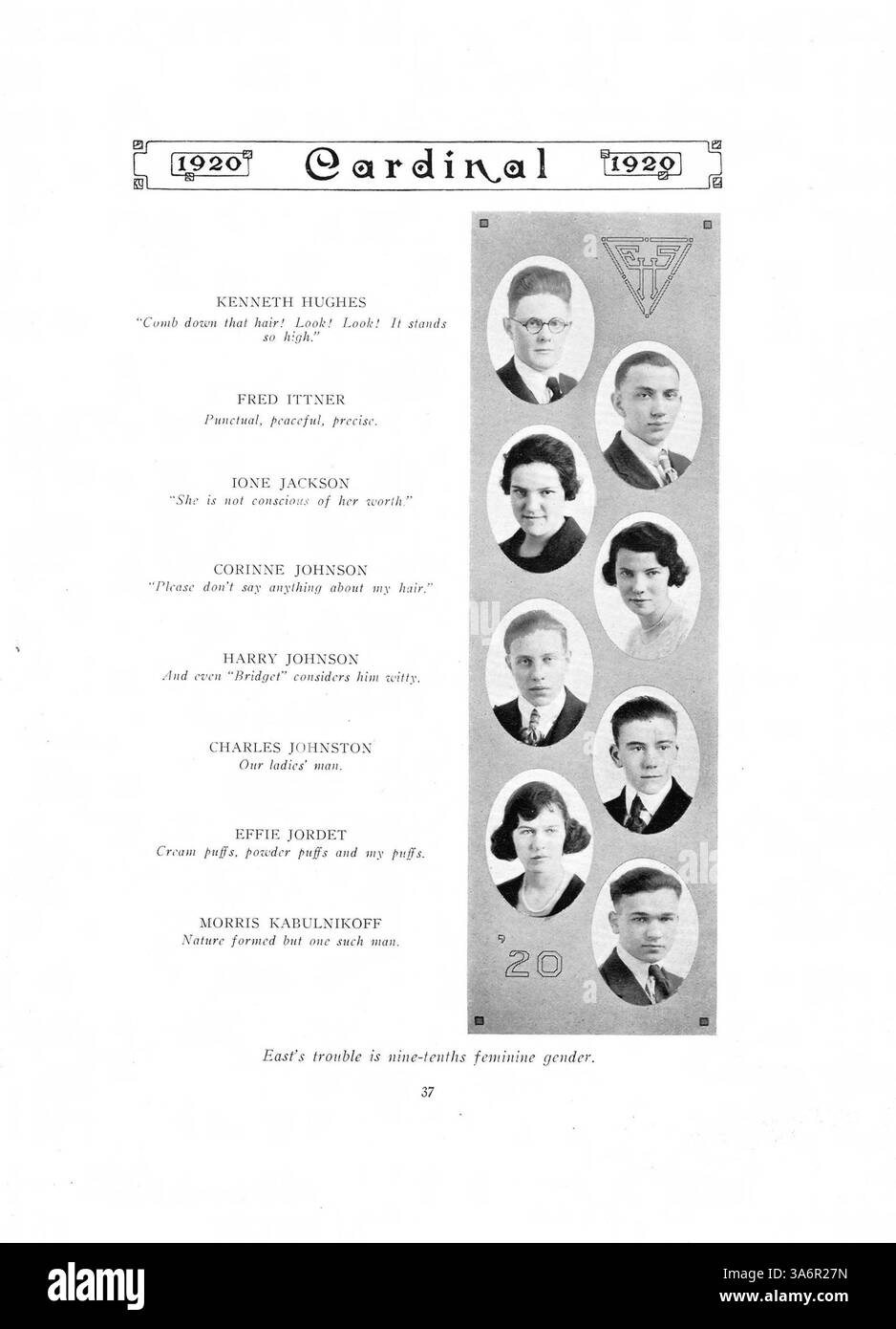 This 1920 Cardinal Yearbook from East High highlights the accomplishments of students, teachers ...