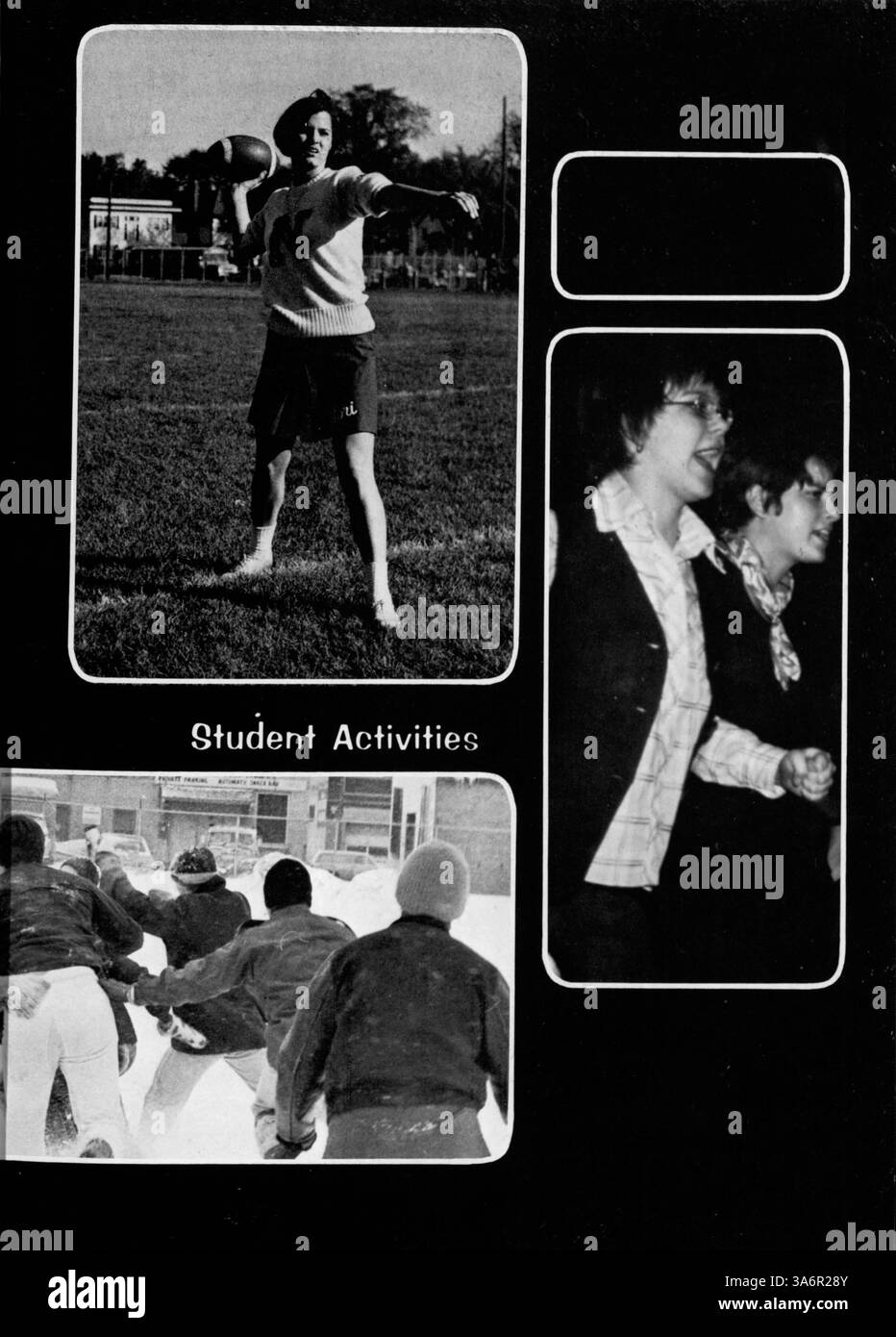 The 1970 edition of the 'Polaris' yearbook from North High School reflects the events ...