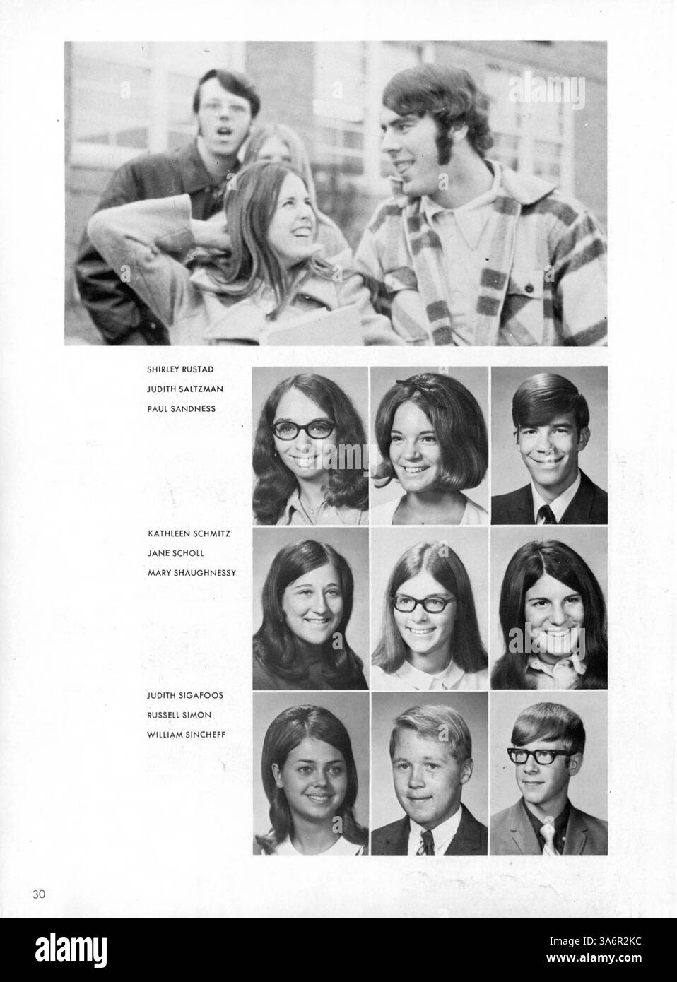 The 'Mohian' 1971 yearbook from Mound High School captures the events ...