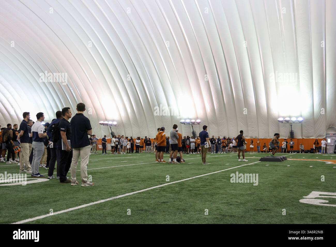 AUSTIN, TX - MARCH 25: A general view of scouts and family members ...