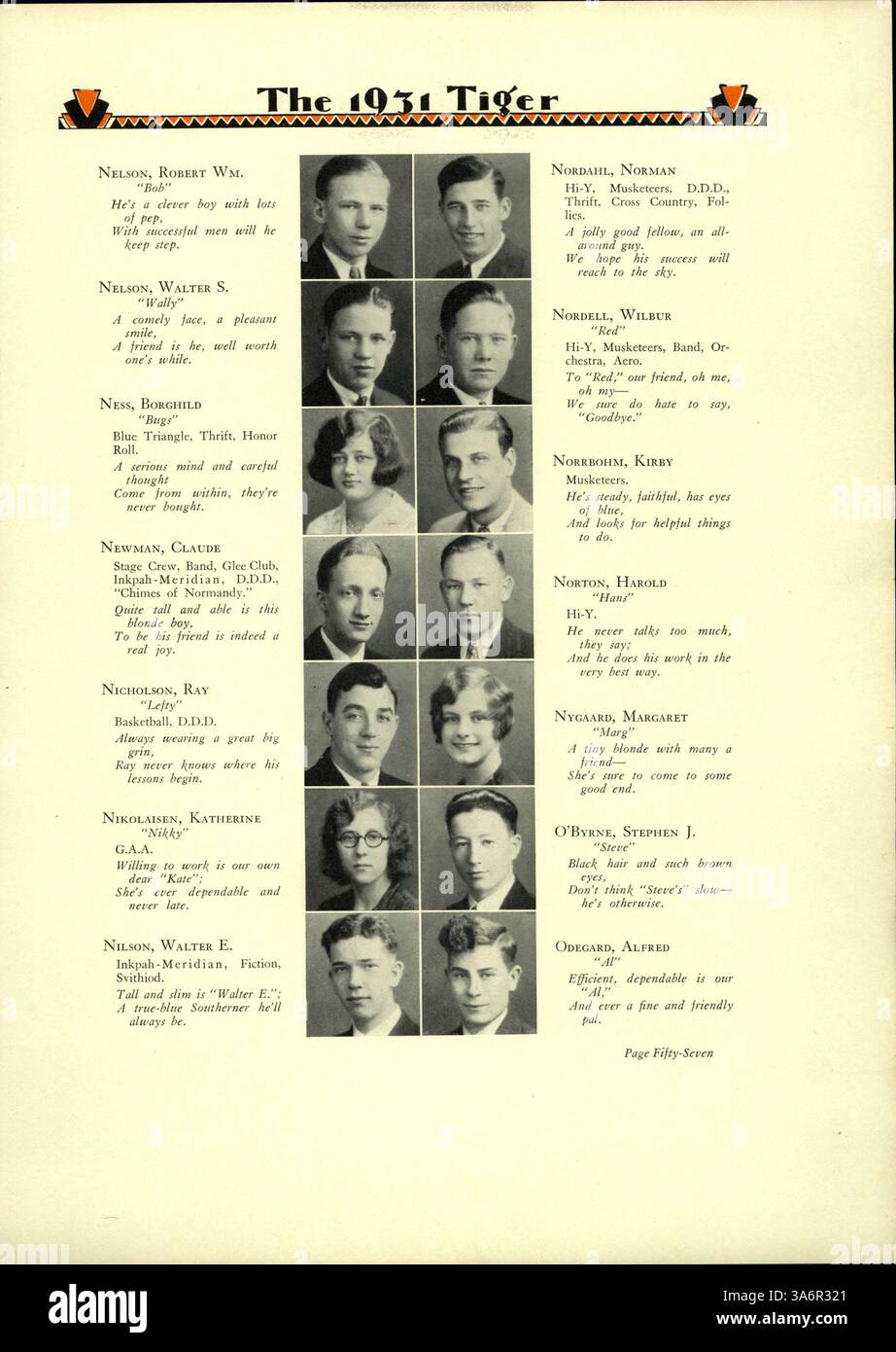 Faculty from the 1930 1931 school year hi-res stock photography and ...