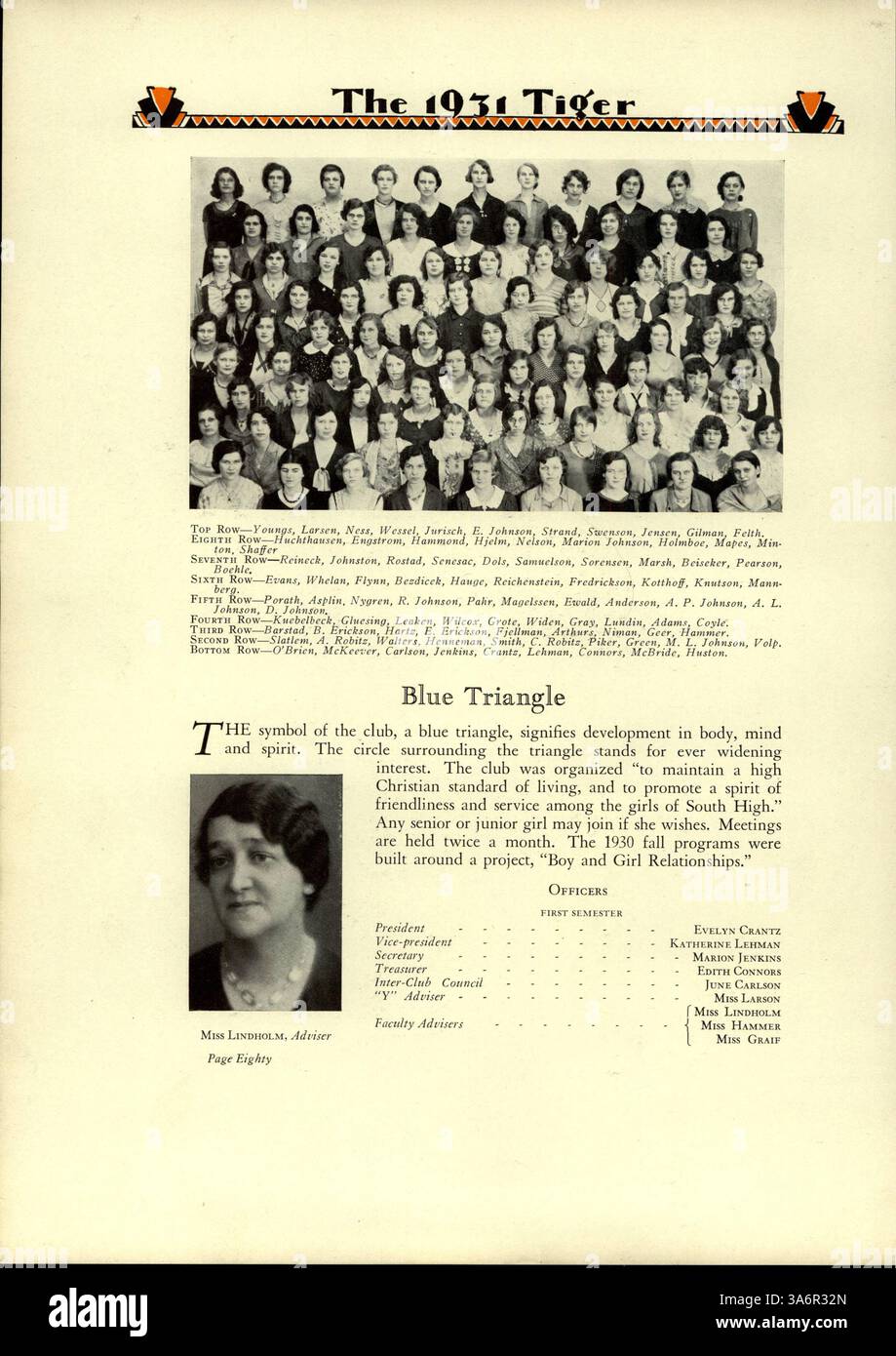 The 'Tiger 1931' yearbook offers a glimpse into the 1930-1931 academic ...