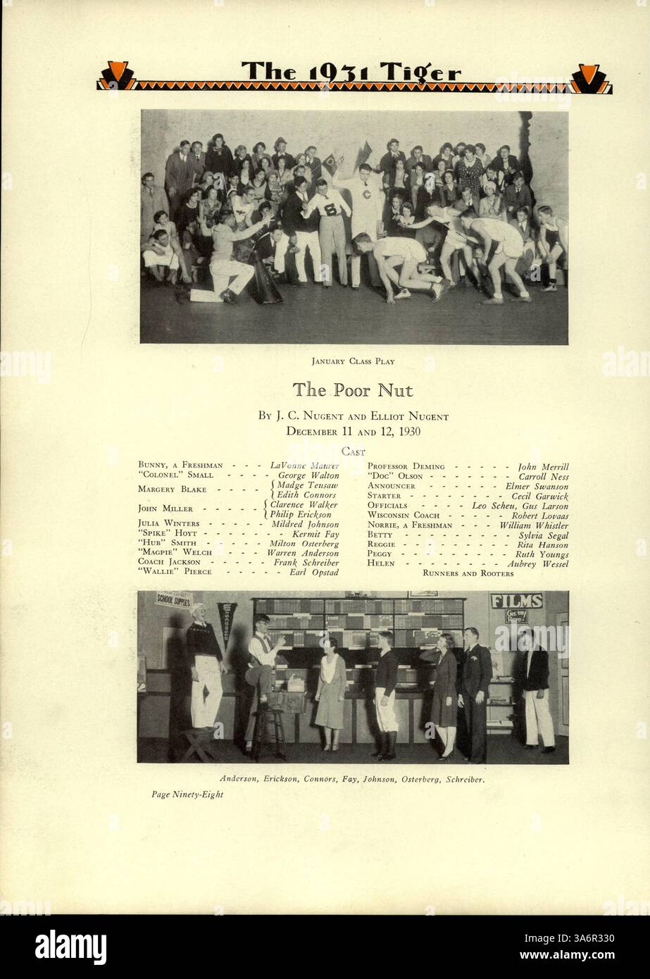 The 'Tiger 1931' yearbook provides a detailed account of South High ...
