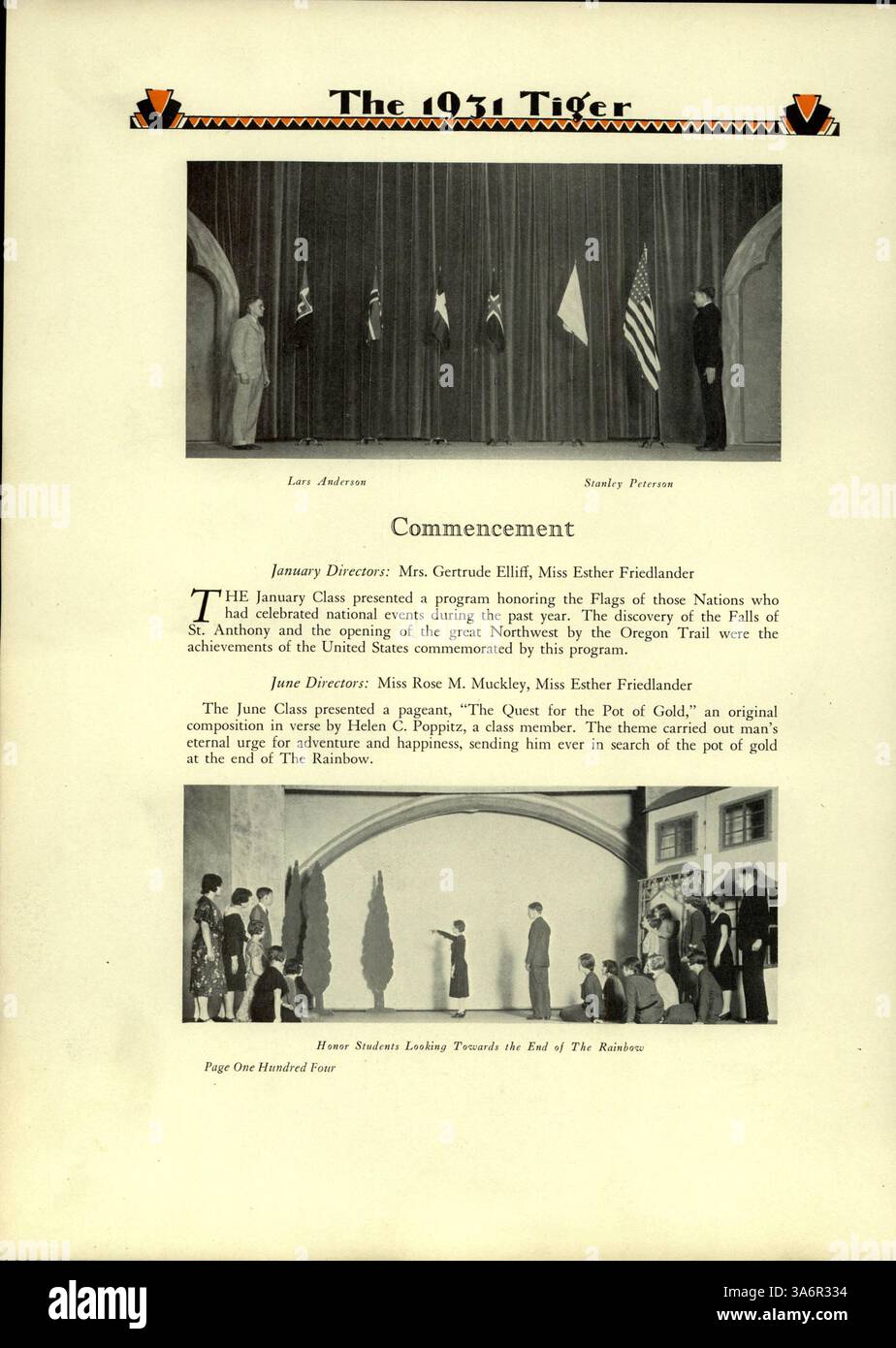 The 'Tiger 1931' yearbook provides a snapshot of South High School’s ...