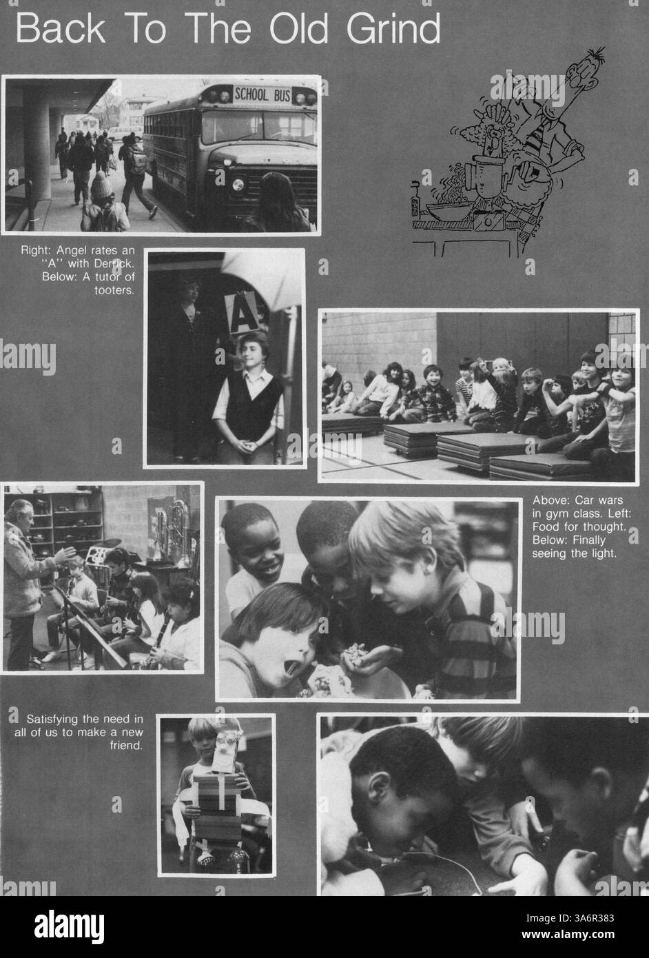 Documents significant moments of the 1984 1985 academic year hi-res ...