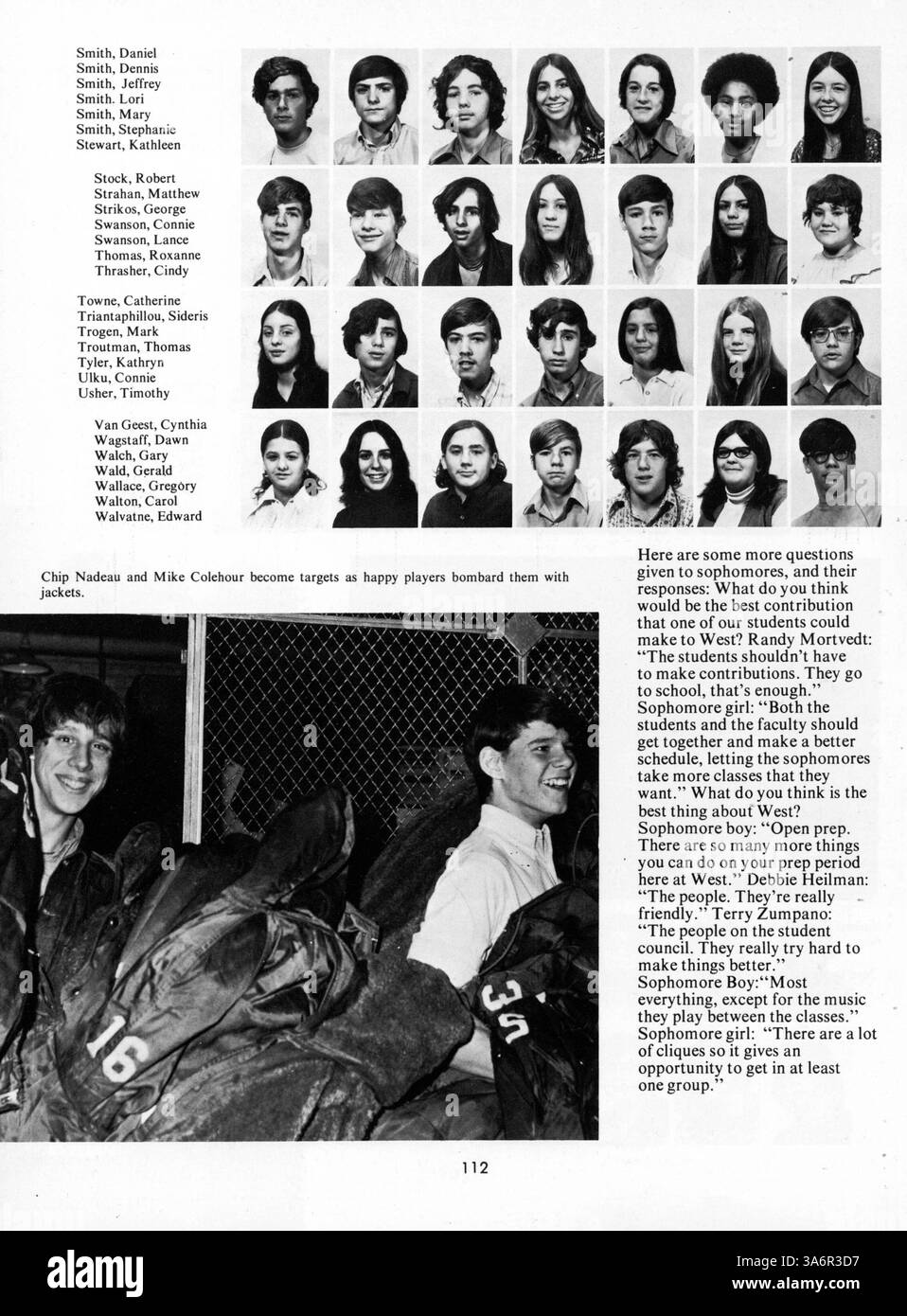 The 1972 'Hesperian' yearbook from West High records significant events ...