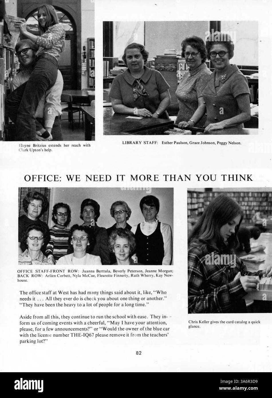 This 1972 yearbook from West High documents the academic and ...