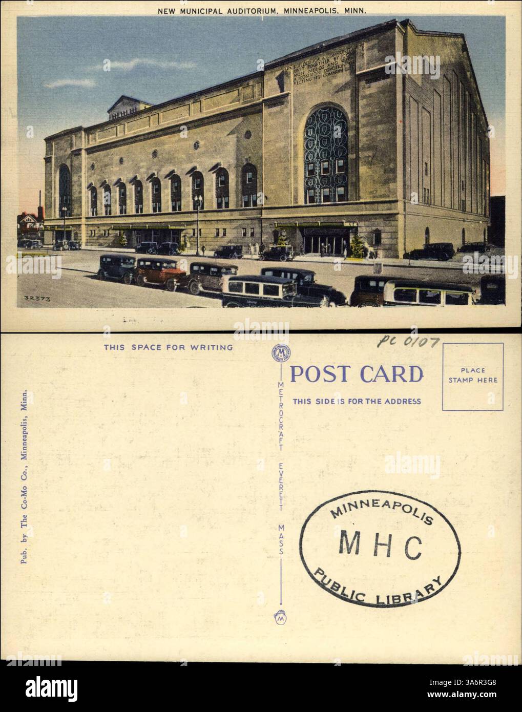 This image shows the exterior of the New Municipal Auditorium in ...