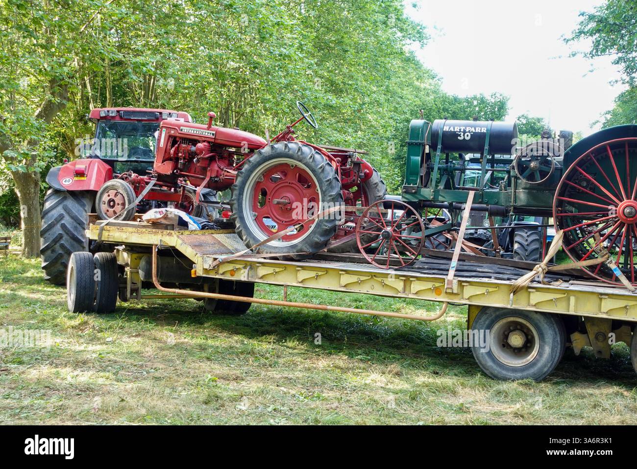 Historic Tractors on Display A Journey Through Farming Evolution Stock ...