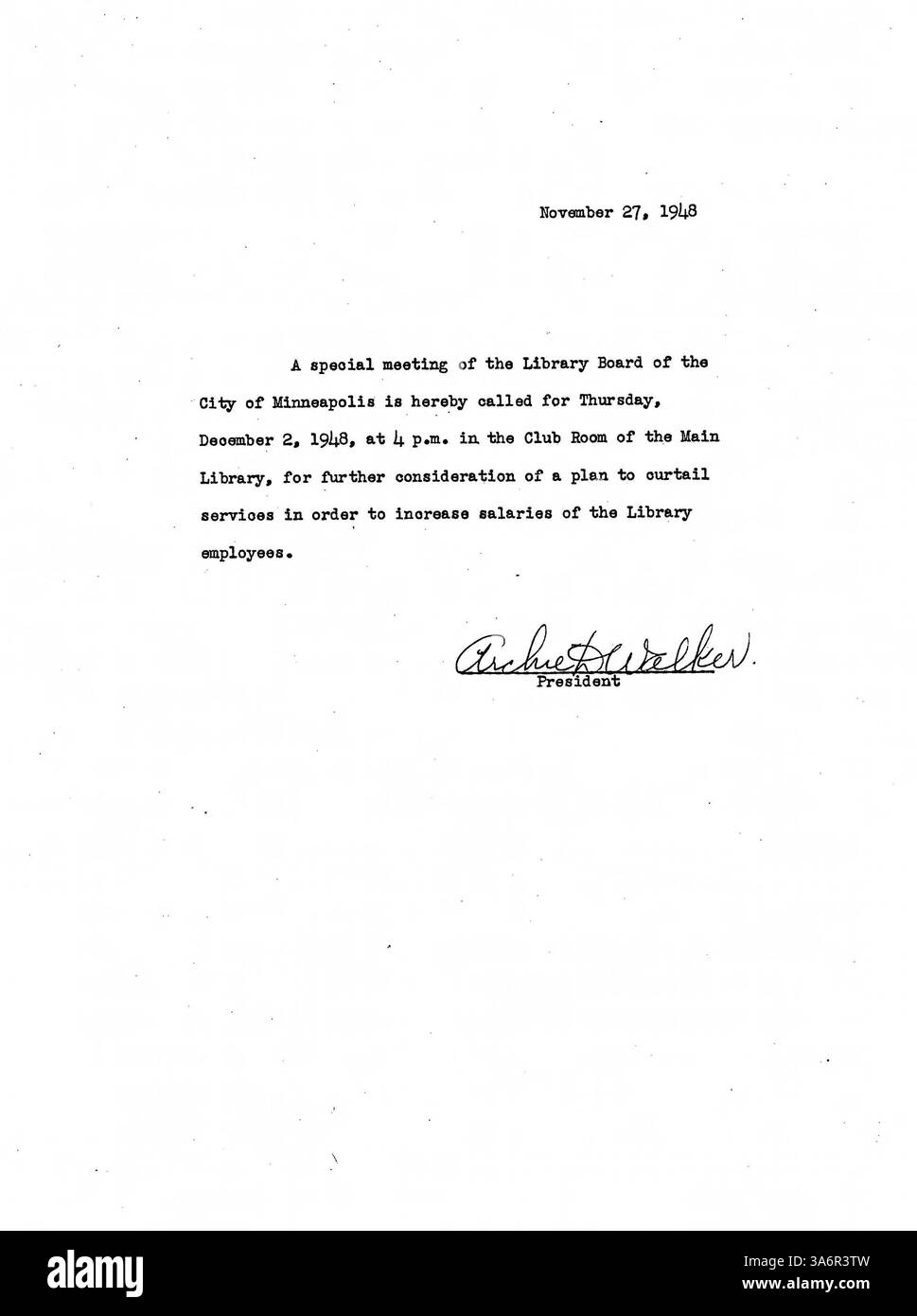 The 1948 minutes of the Minneapolis Public Library Board of Directors ...
