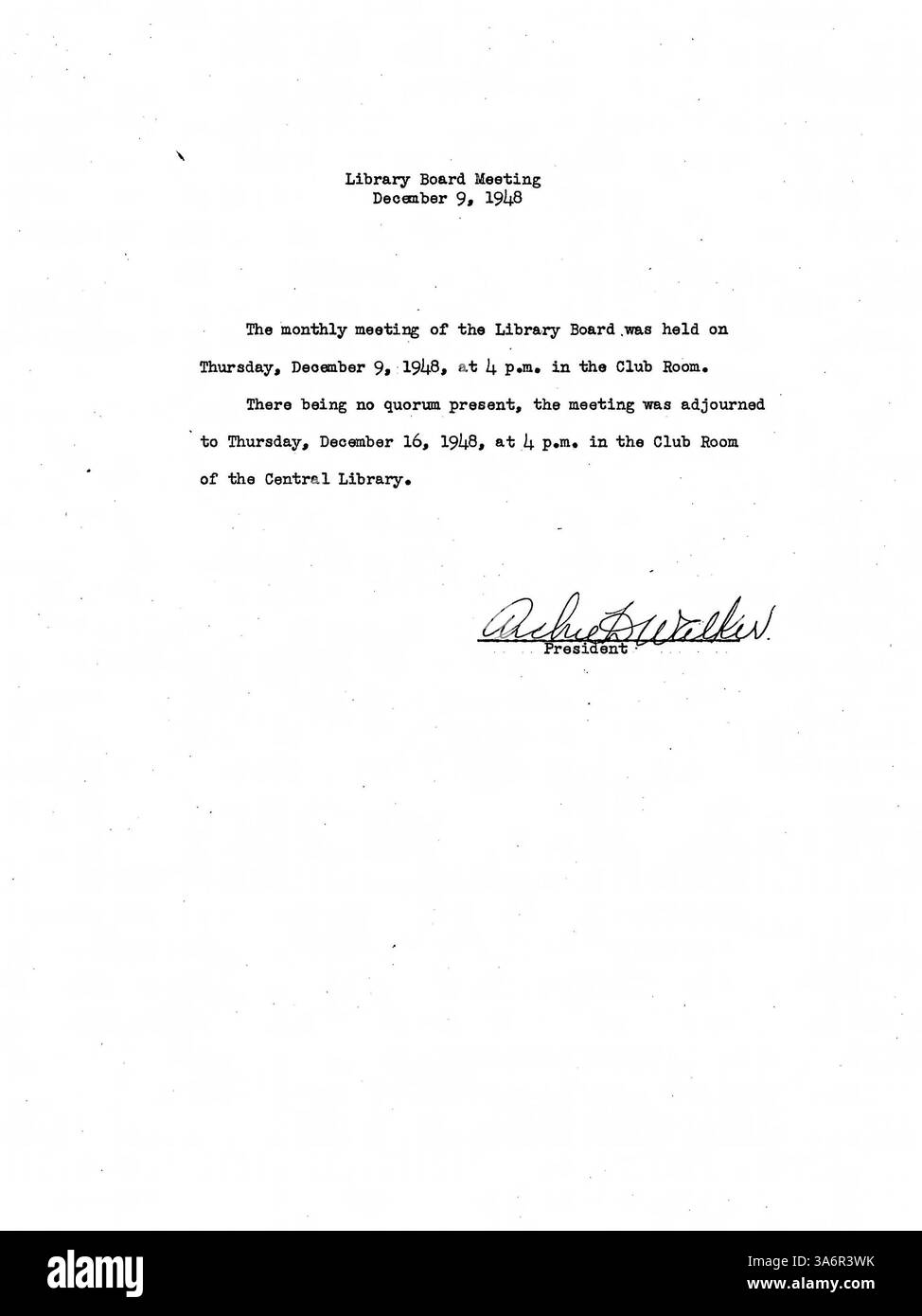 The 1948 meeting minutes of the Minneapolis Public Library Board ...