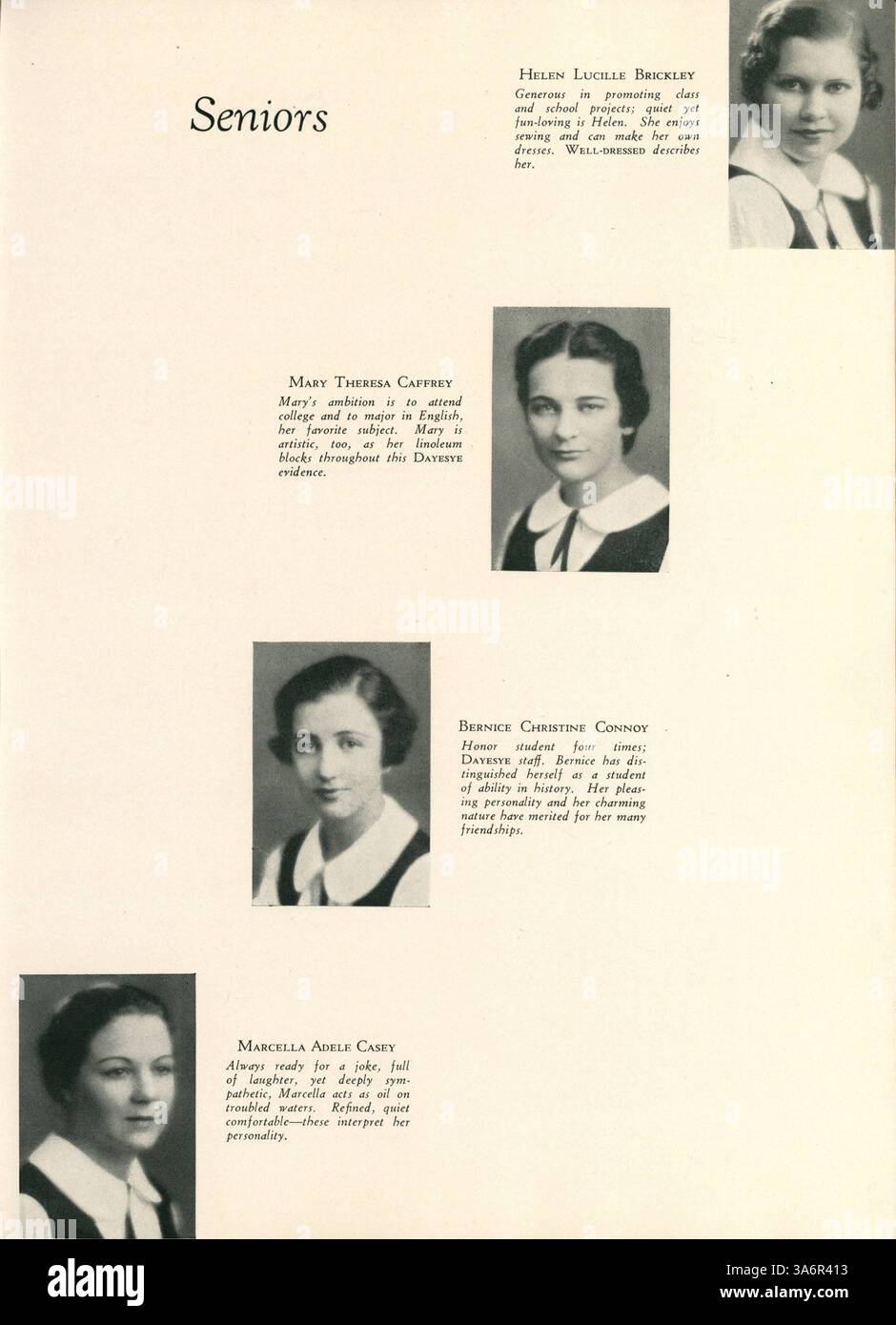 The 1934 yearbook from St. Margaret's Academy highlights student and ...