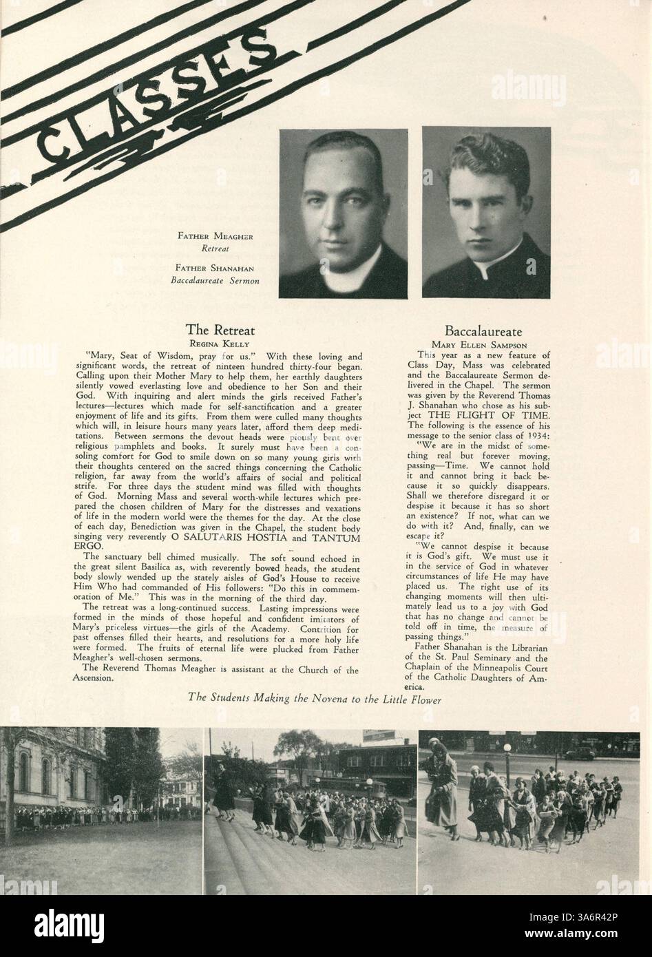 The 1934 yearbook from St. Margaret's Academy highlights the school’s ...