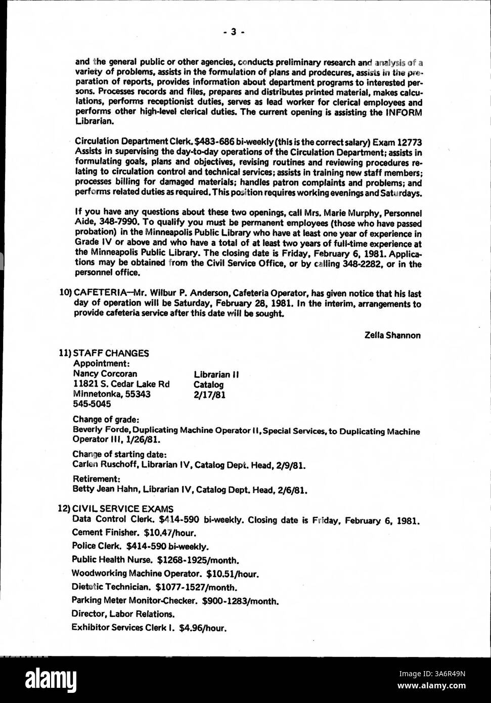 The 1981 Minneapolis Public Library Official Bulletin offers essential ...