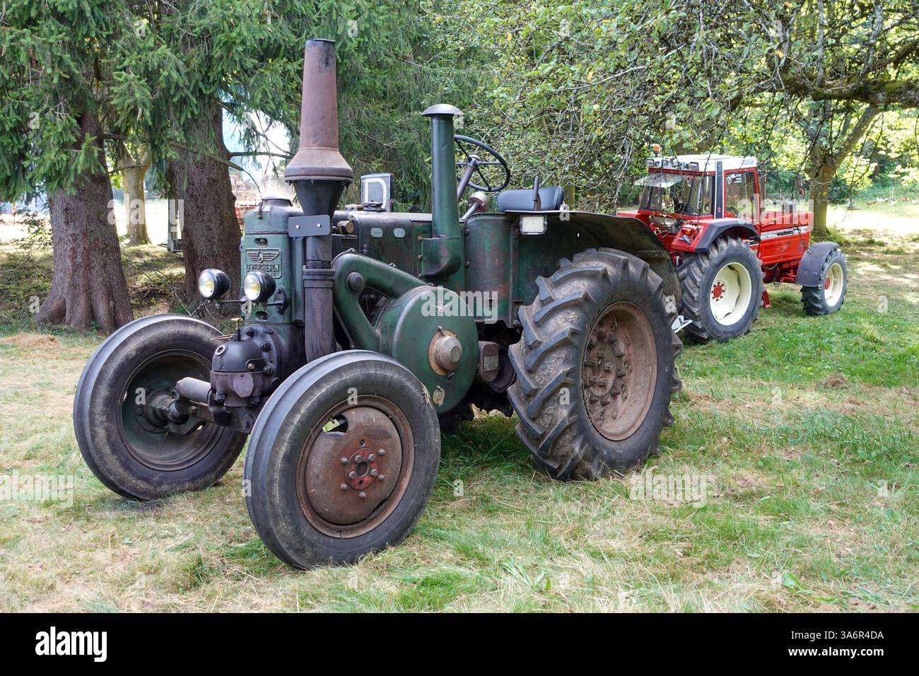 Vintage Tractor A Classic in Farming History Stock Photo - Alamy