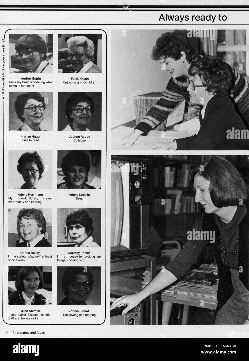 The 1981 edition of Echowan showcases student life, faculty, athletic ...