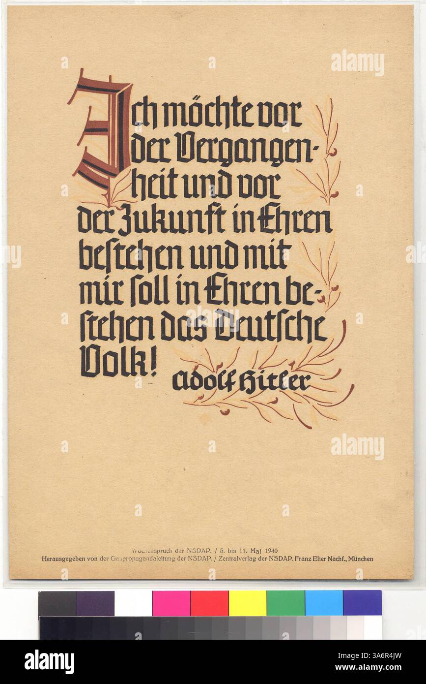 This quote from adolf hitler hi-res stock photography and images - Alamy