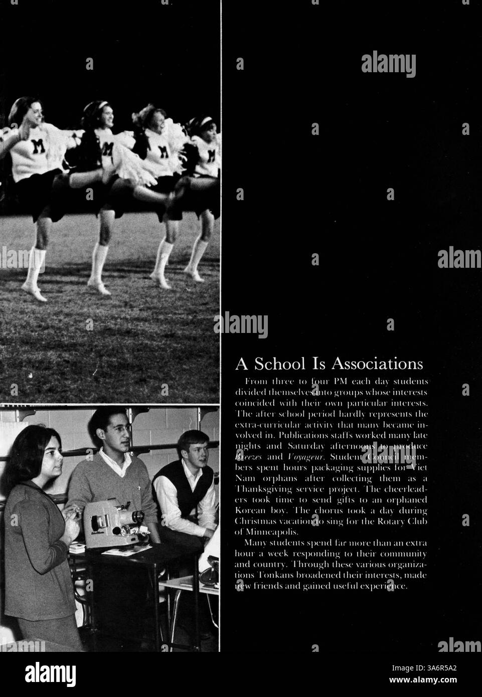 The 1966 'Voyageur' yearbook from Minnetonka High School documents the ...