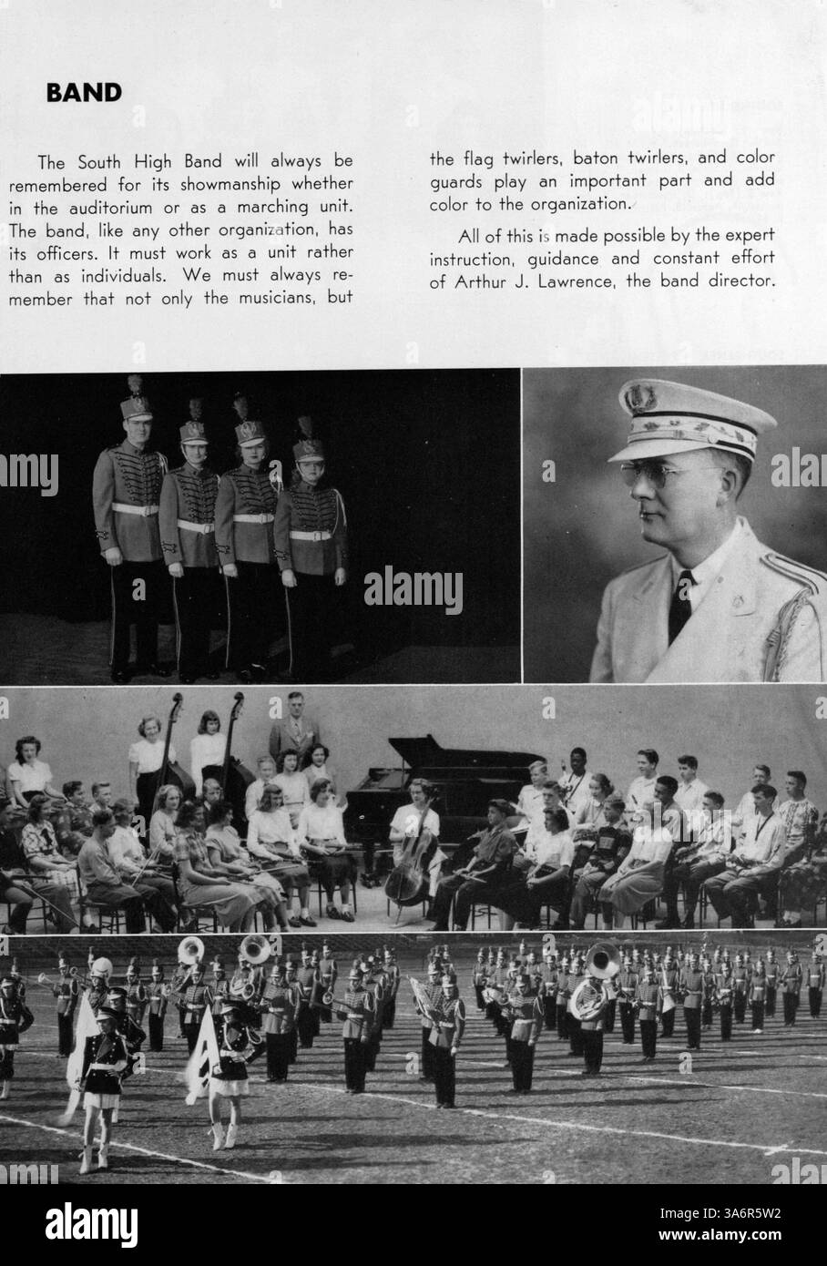 The 1949 south high tiger yearbook documents the academic hi-res stock photography and images ...