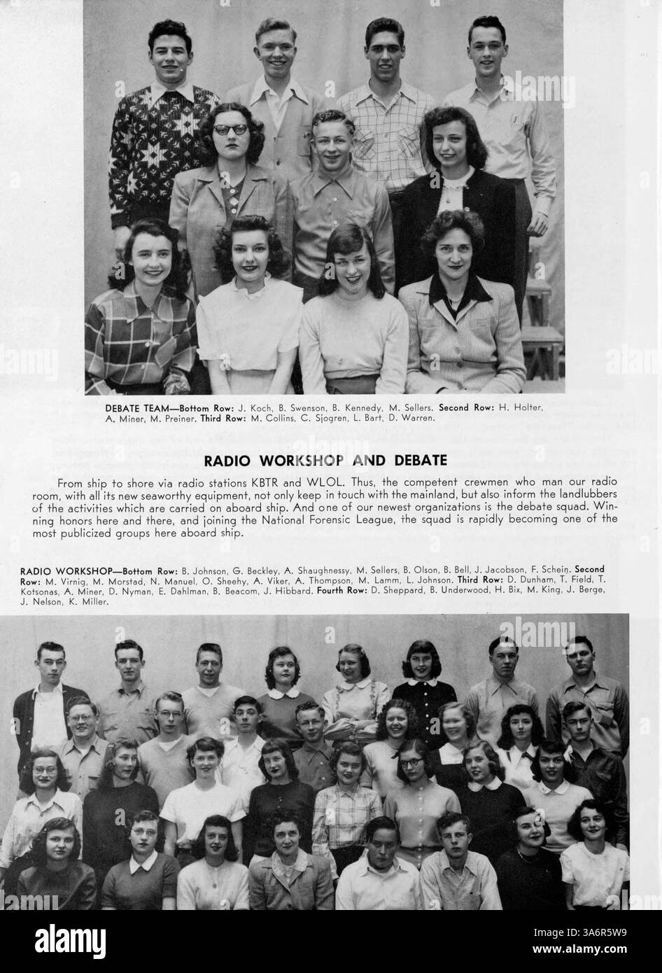 The 1949 Centralian Yearbook from Central High documents the students ...