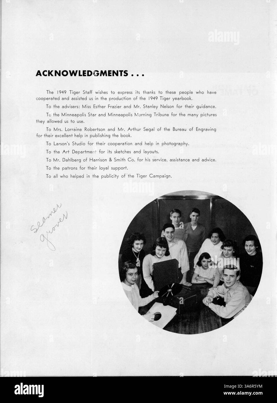 Other significant events during the 1948 1949 school year hi-res stock ...