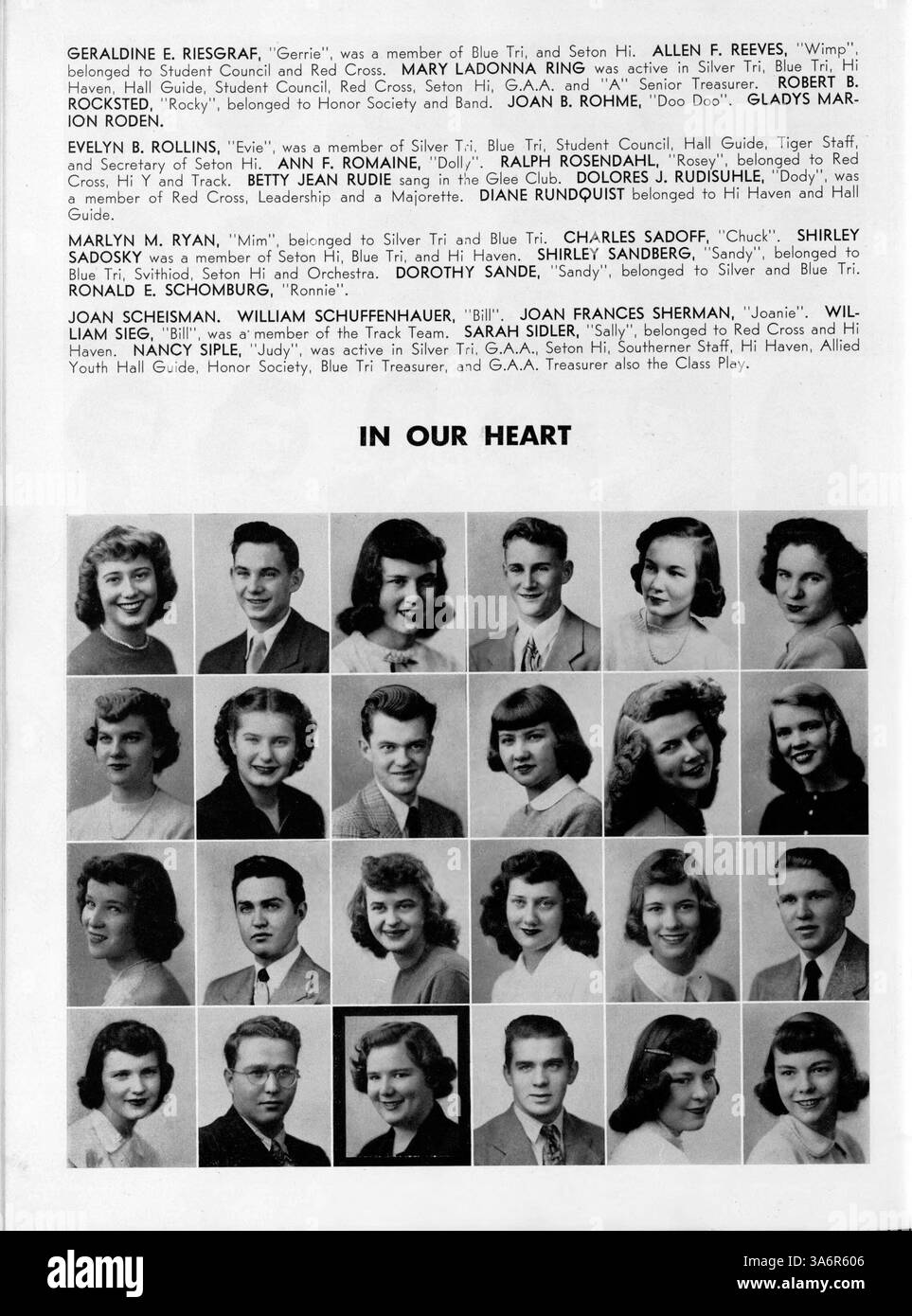 The 1949 'Tiger' yearbook from South High documents the events and activities of the 1948-1949 ...