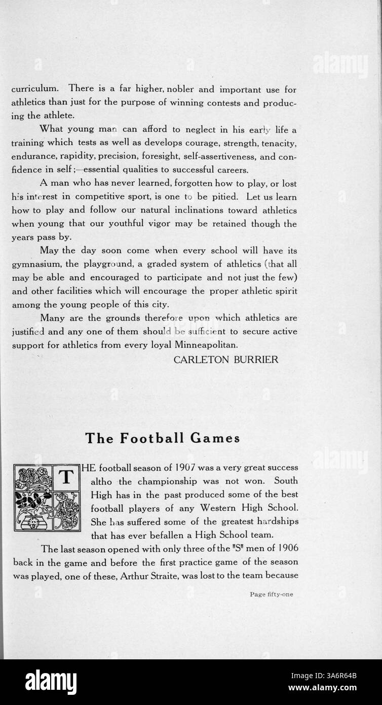 This South High Yearbook from 1908 captures important moments of the ...