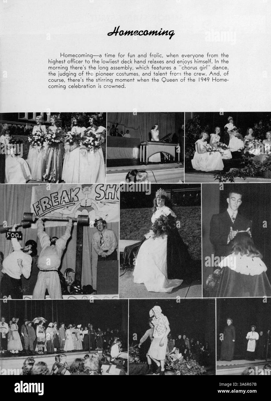 This 1949 Centralian Yearbook features the student body, teachers ...