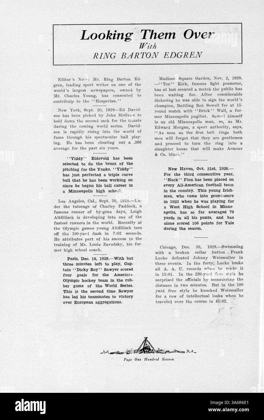 The 'Hesperian' yearbook of 1924 from West High School chronicles the ...