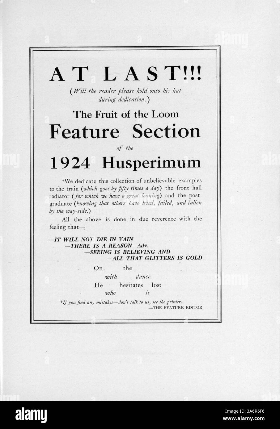 The 'Hesperian' yearbook of 1924 from West High School highlights the ...
