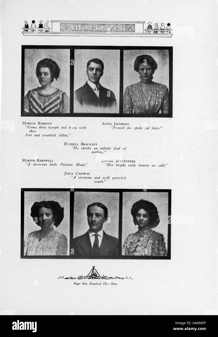 The 1924 'Hesperian' yearbook captures West High School's 1923-1924 school year, featuring ...
