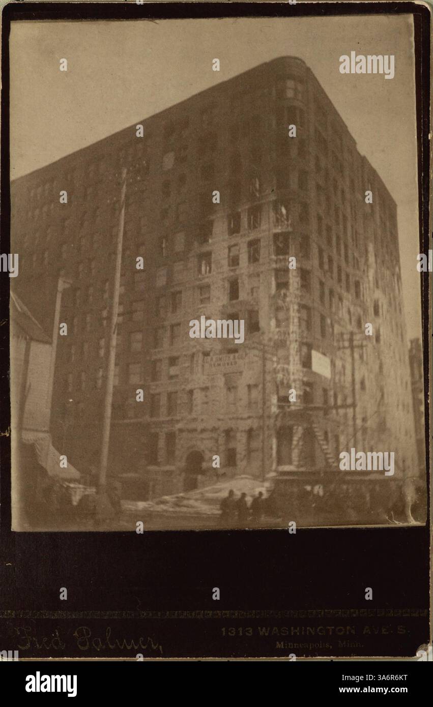 The lumber exchange building in minneapolis was severely damaged hi-res ...