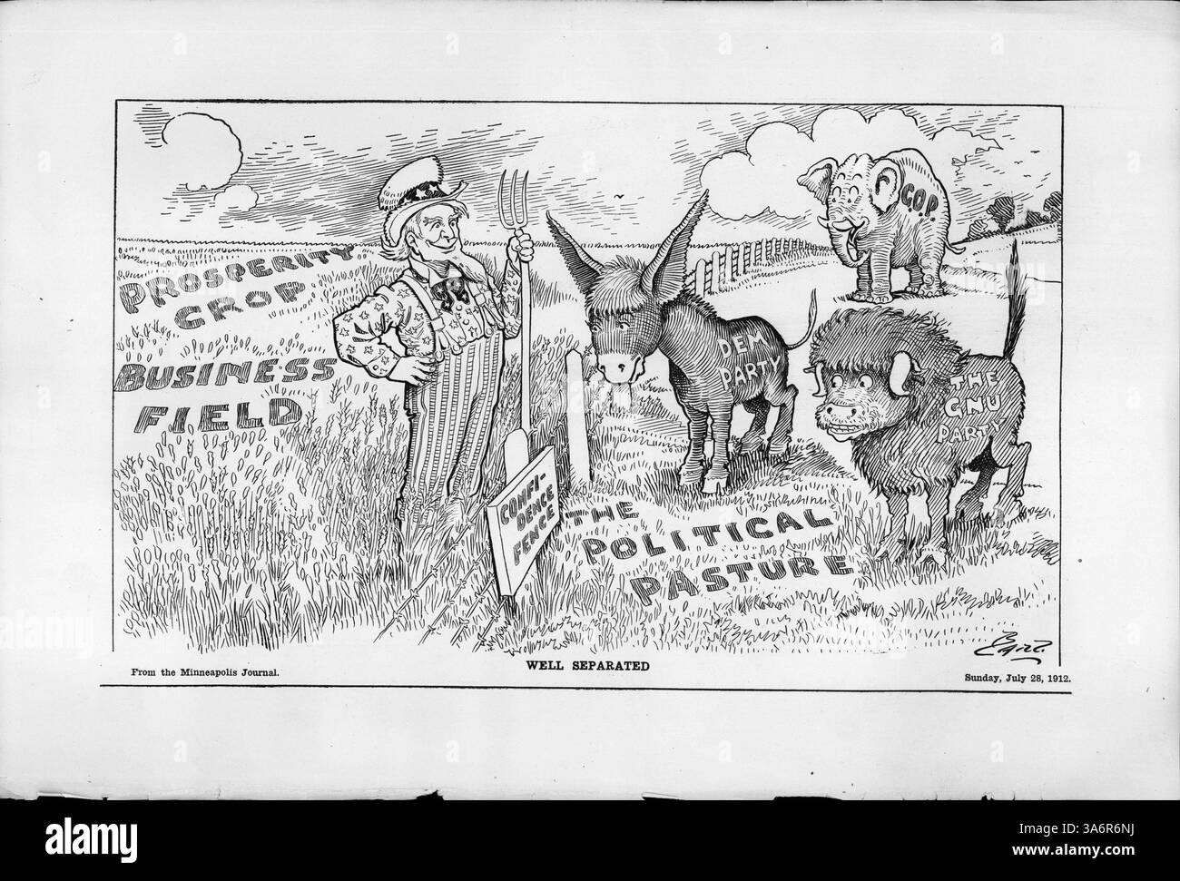 Theodore roosevelts new party symbol hi-res stock photography and ...