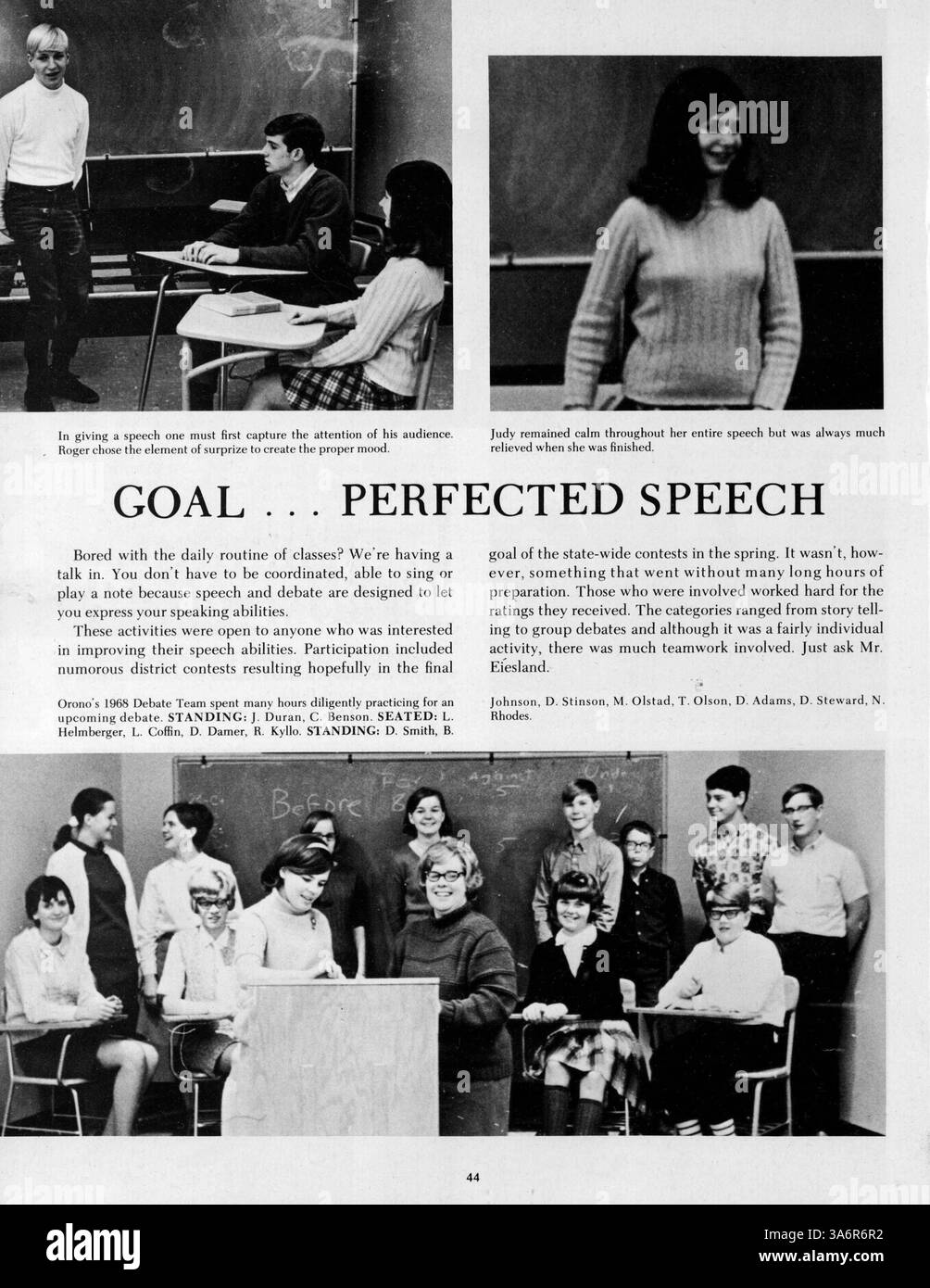 The 'Spartan' 1968 yearbook highlights the student body, faculty ...