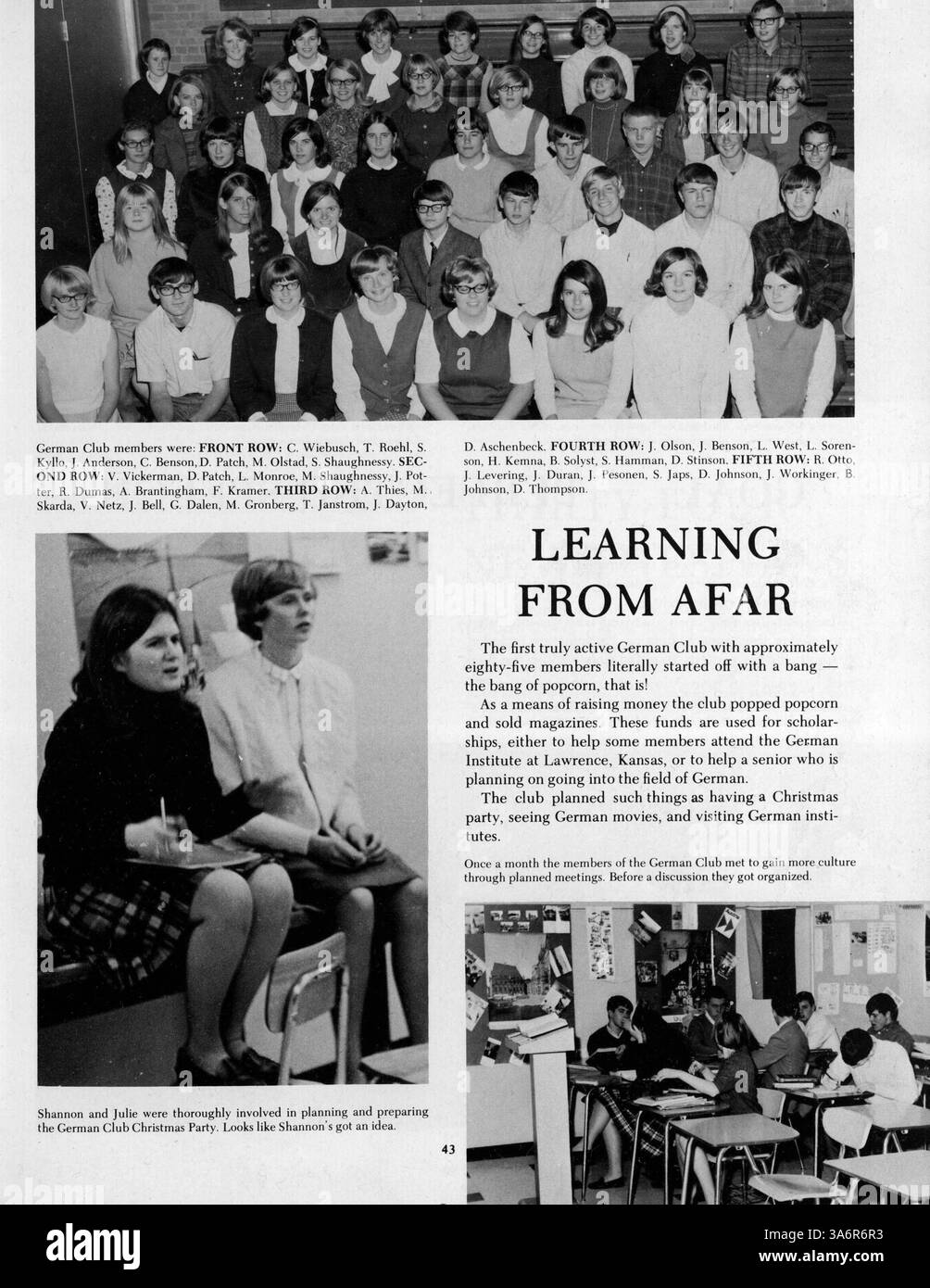 The 1968 'Spartan' yearbook captures Orono High School’s student life ...