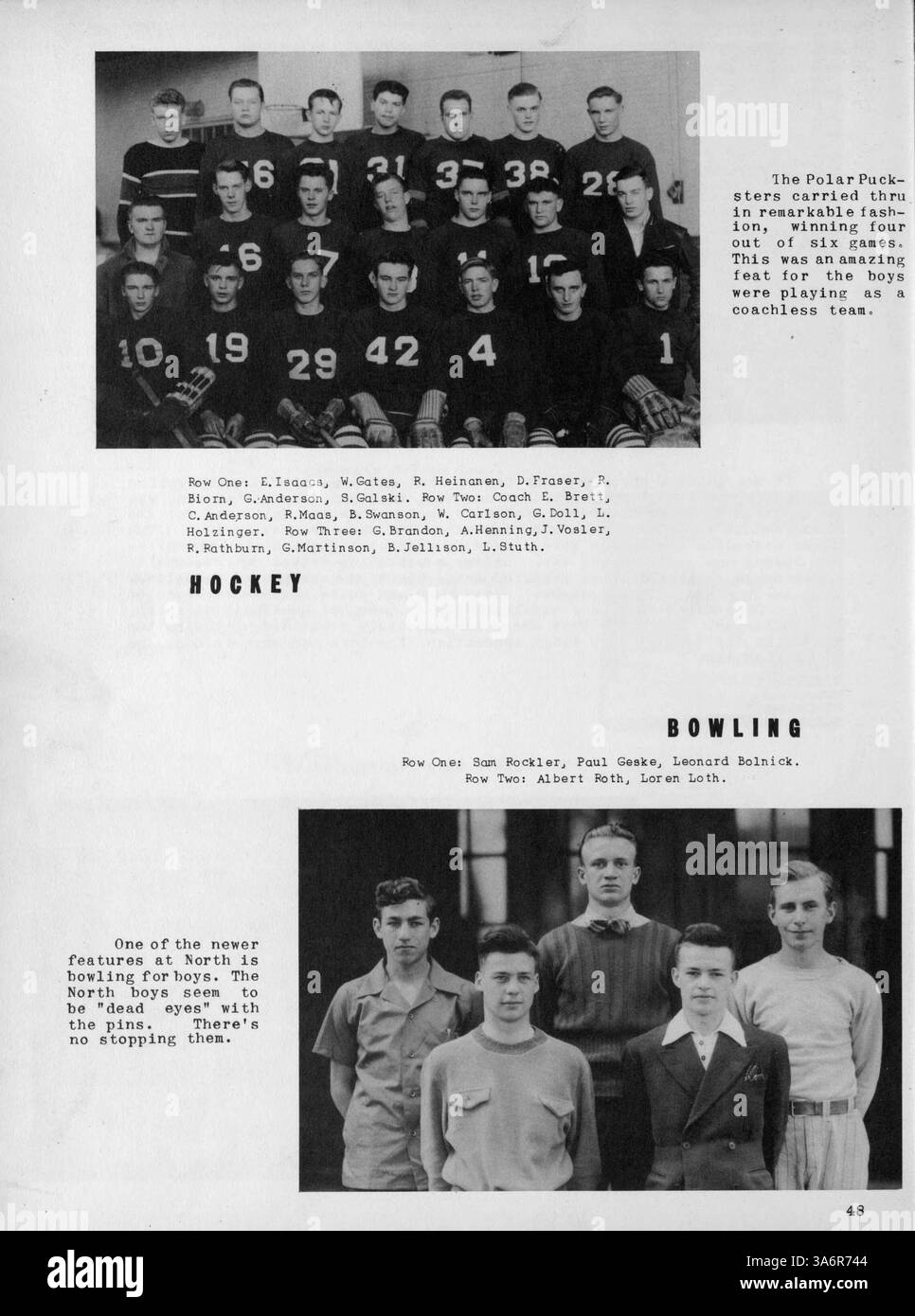 The 1941 'Polaris' yearbook captures highlights of North High School's ...