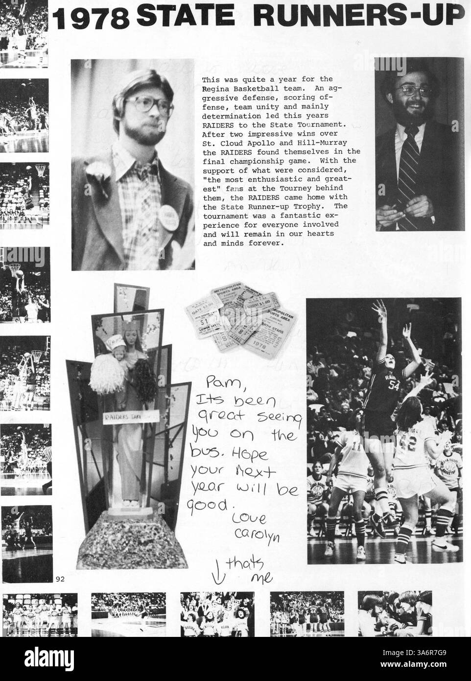 The Regina Yearbook of 1978 highlights key events, including athletic ...