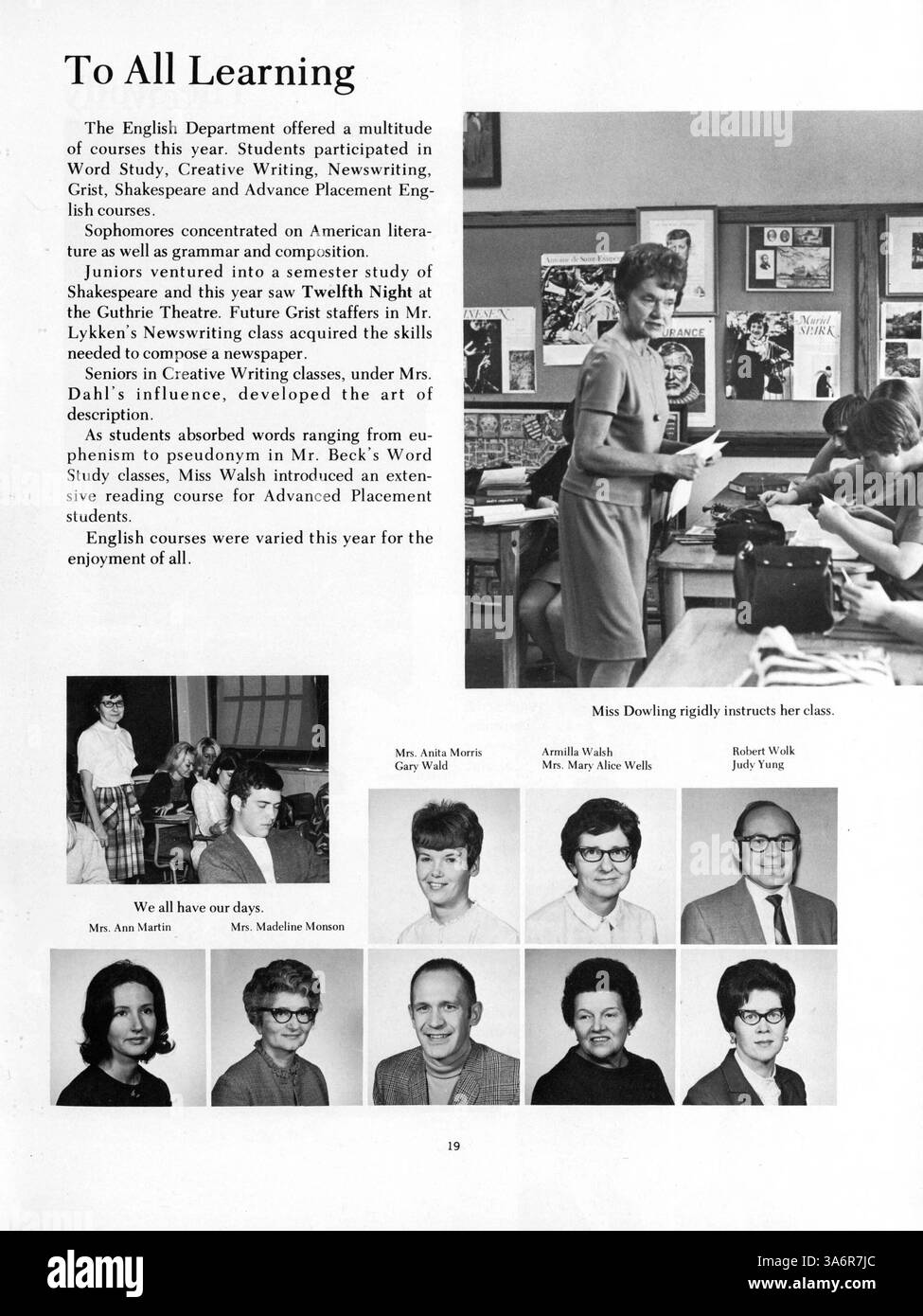 The 1969 Wahian Yearbook provides a historical record of the students ...