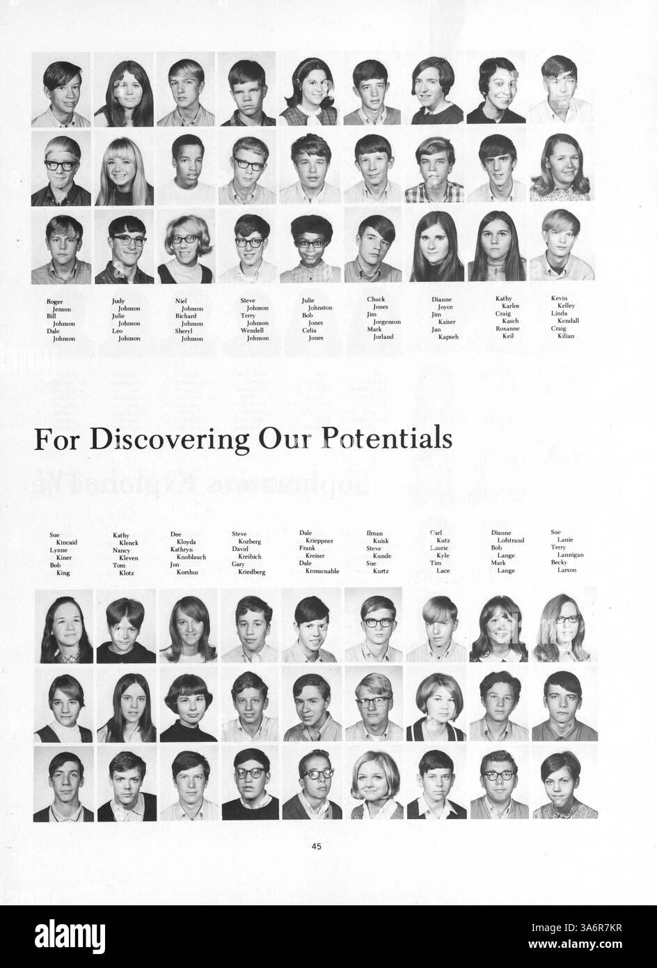 The 1969 Wahian yearbook from Washburn High School captures the school ...