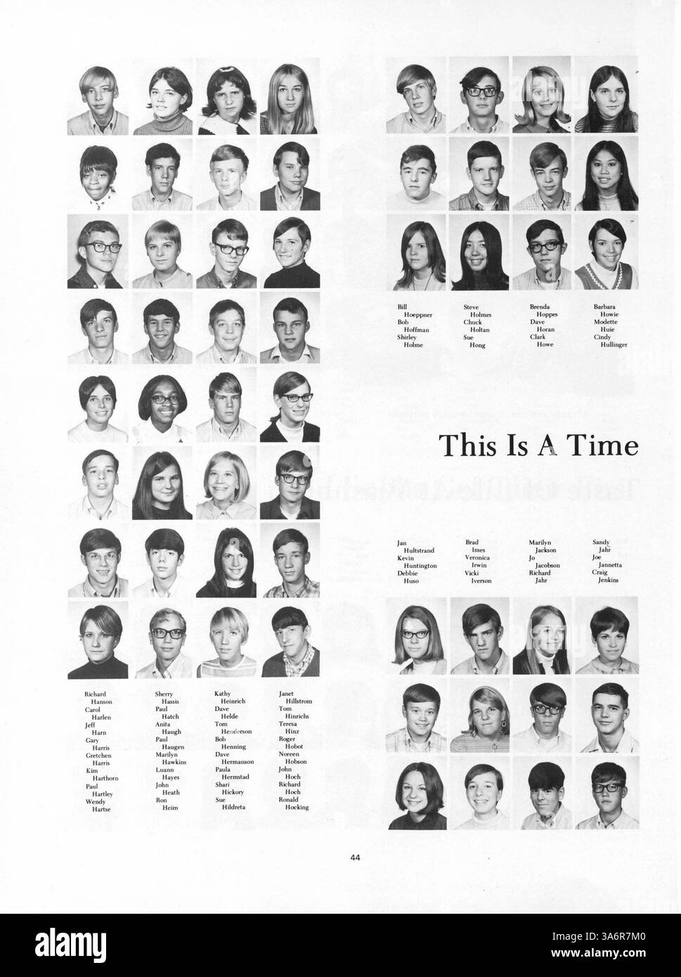 This 1969 Washburn High School yearbook highlights students, teachers ...