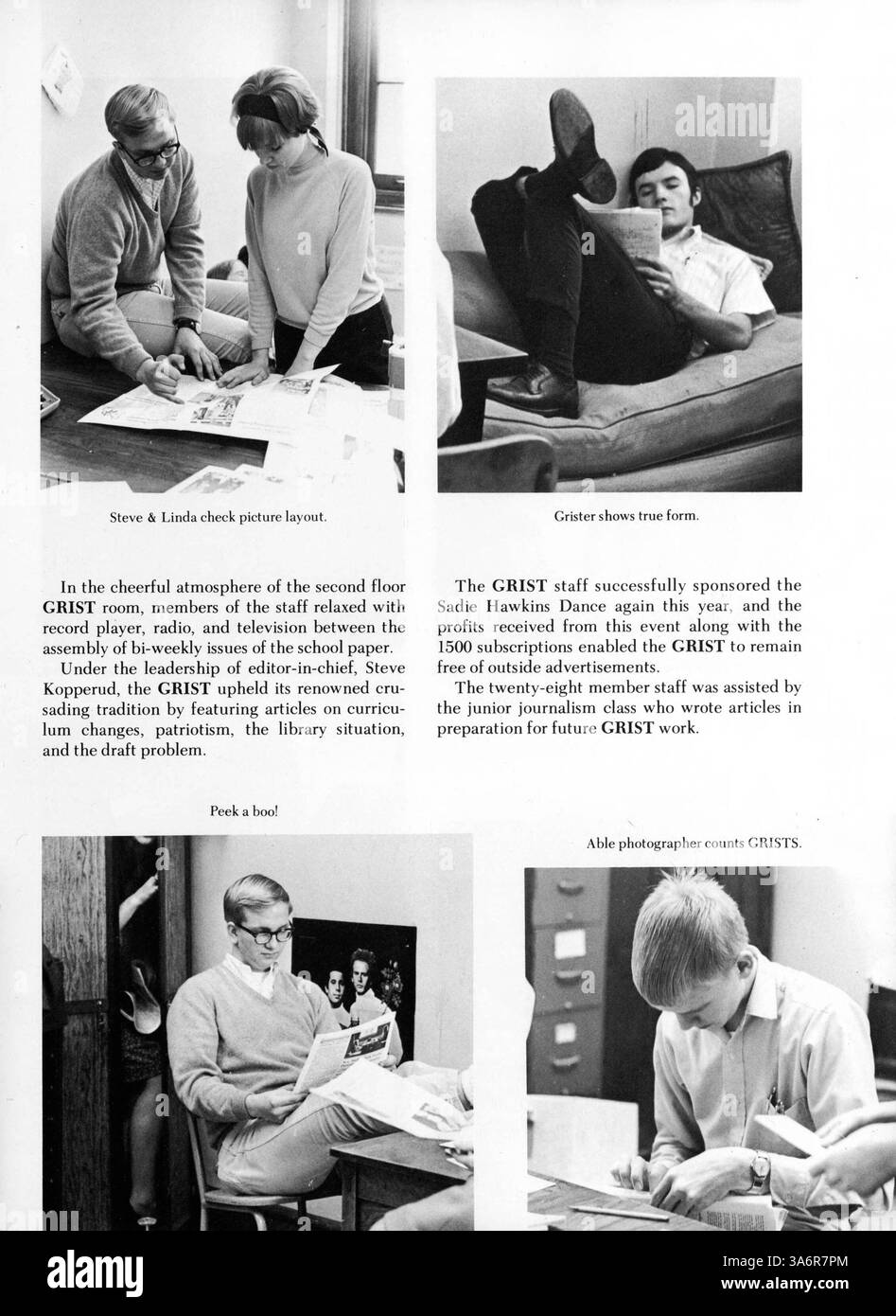 The 1969 Wahian yearbook documents key moments at Washburn High School ...