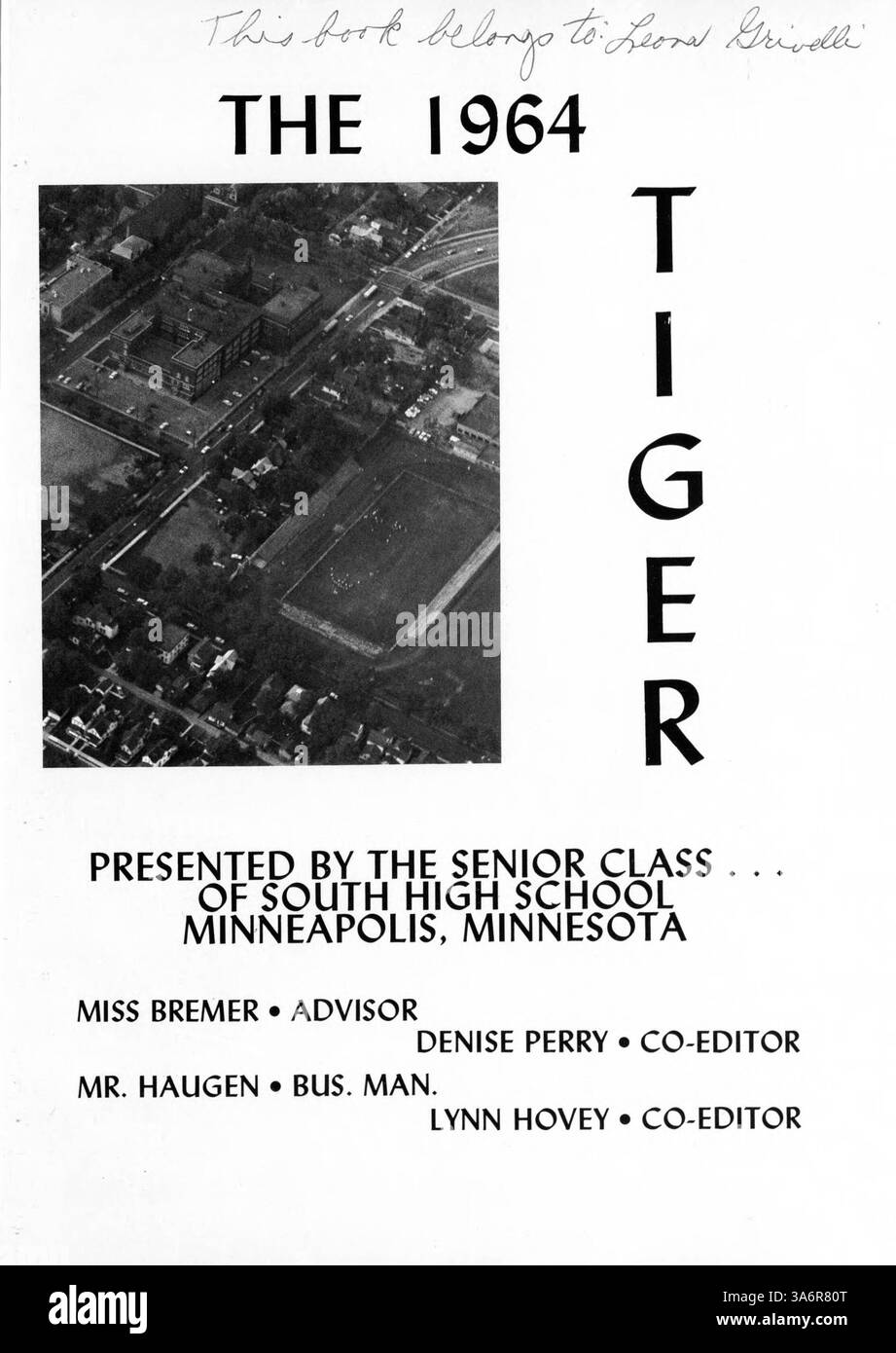 The Tiger 1964 Yearbook from South High School captures the essence of ...