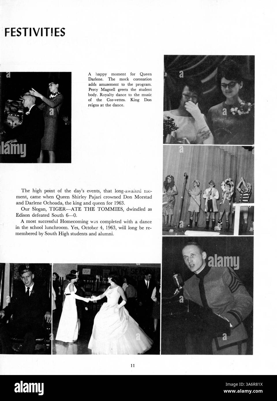 Tiger 1964, the South High School yearbook, highlights the 1963-1964 ...