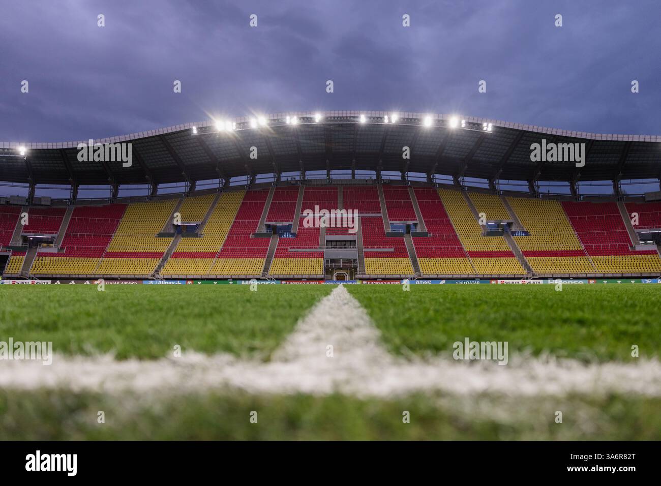 SKOPJE, NORTH MACEDONIA - 24 MARCH 2025: General view during the 2026 ...