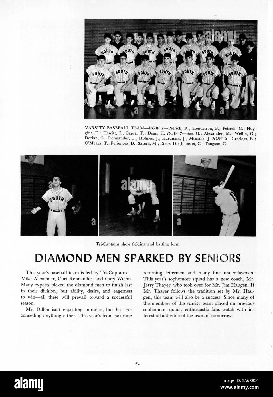 This 1964 South High yearbook, 'Tiger,' highlights student activities ...