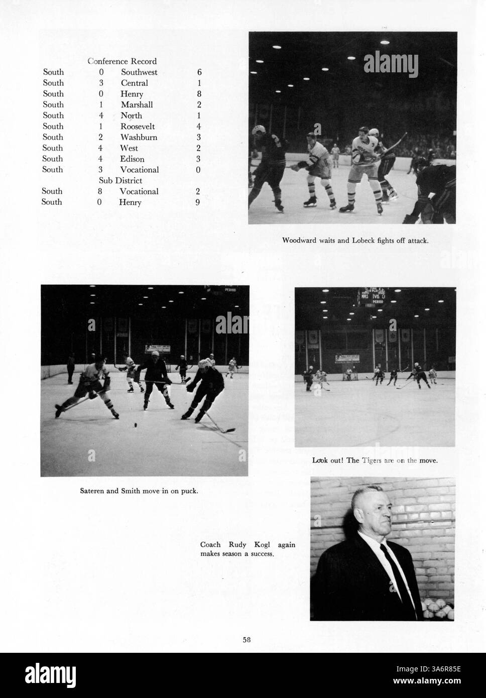 The 1964 'Tiger' yearbook from South High School records the students ...