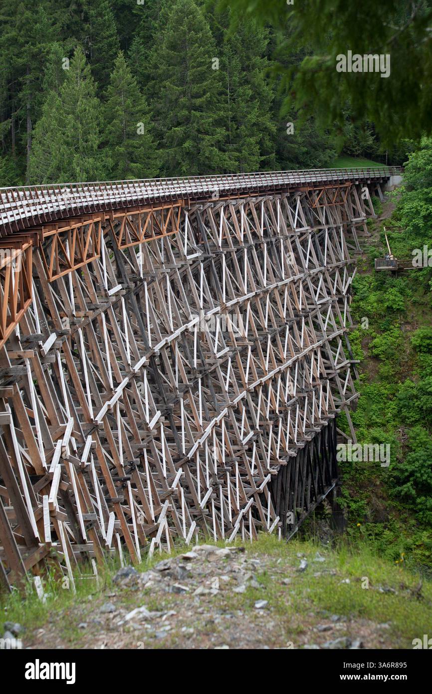 Kinsol trestle bridge vancouver island hi-res stock photography and images - Alamy