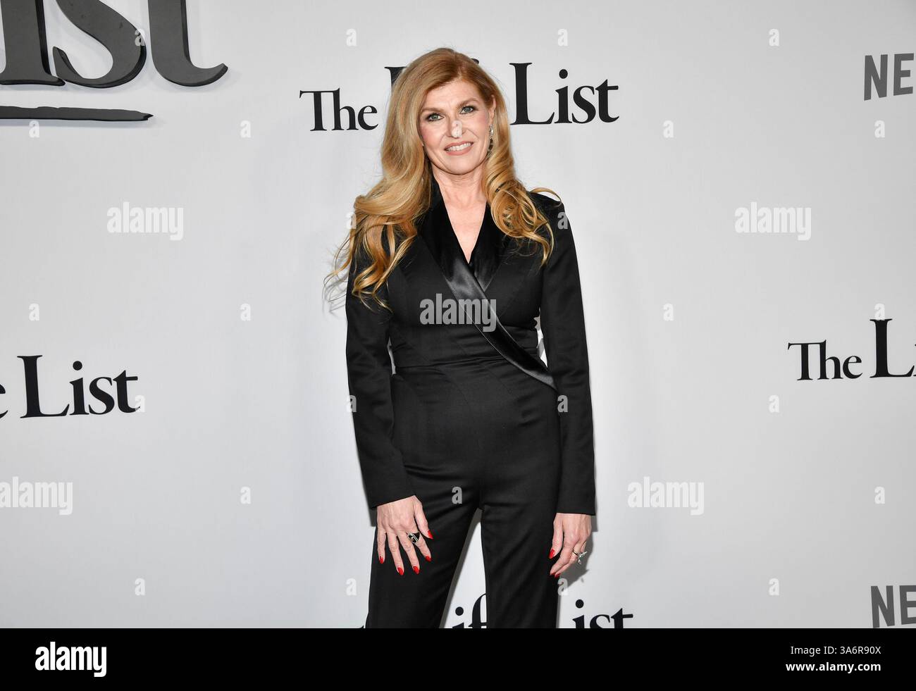 Connie Britton attends the premiere of Netflix's "The Life List" at The ...
